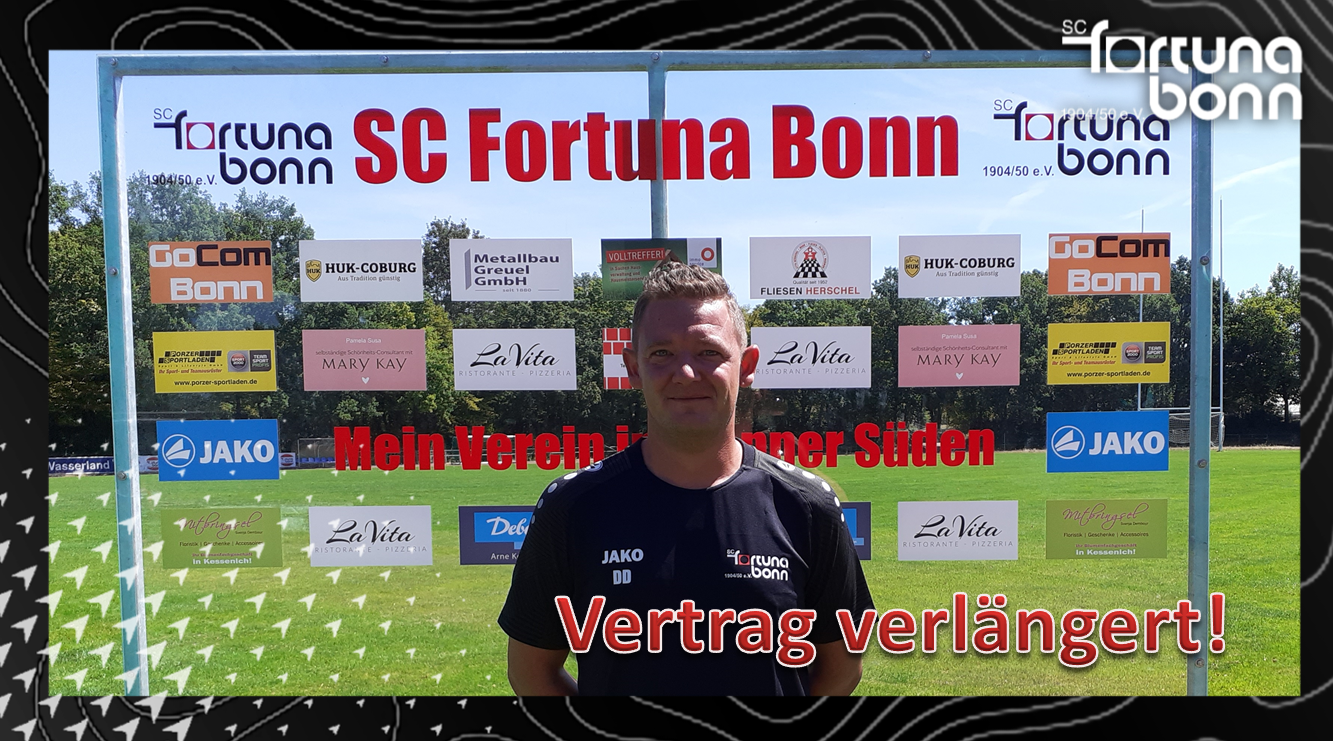 Denny Dinauer bleibt Fortuna-Trainer +++ – SC Fortuna Bonn