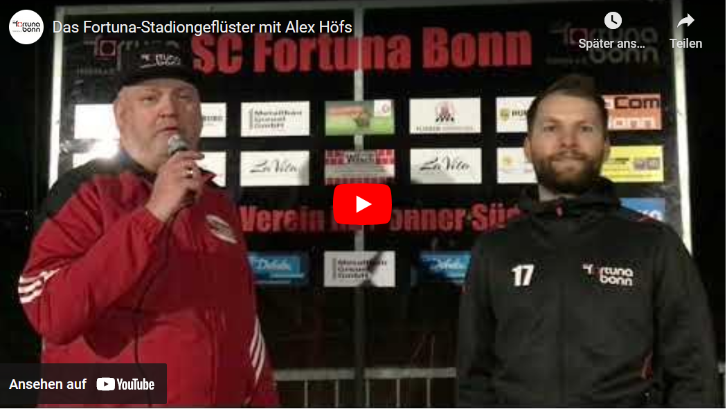 Das Fortuna-Stadiongeflüster – Teil 6 in 2022/2023 – SC Fortuna Bonn